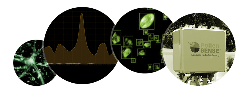 Automated sensors for pollen, mold, dust counts. Real-time!